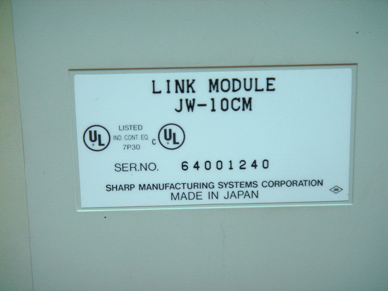 SHARP JW-10CM LINK MODULE - 裕益科技自動化設備可程式編碼器PLC分散式控制系統DCS